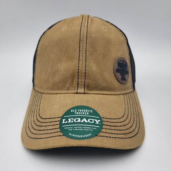 Legacy | Accessories | Denver Outdoors Co Legacy Trucker Mesh Snapback Hat Cap Khaki Black Mens ...